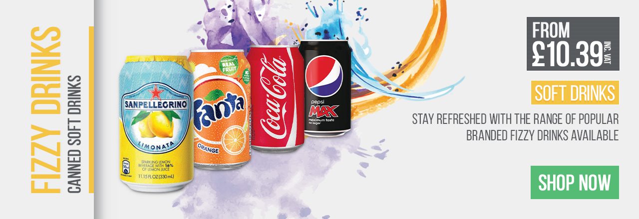 Fizzy Canned Soft Drinks